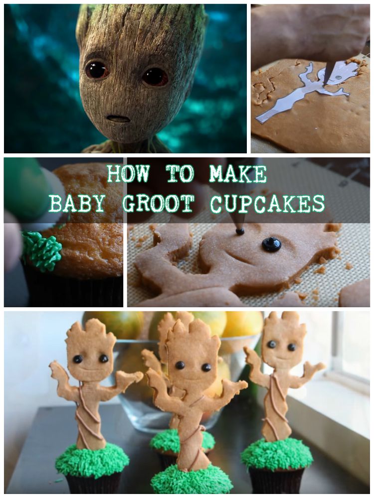 DIY Baby Groot Cupcakes a Must for "Guardians of the Galaxy" Fans