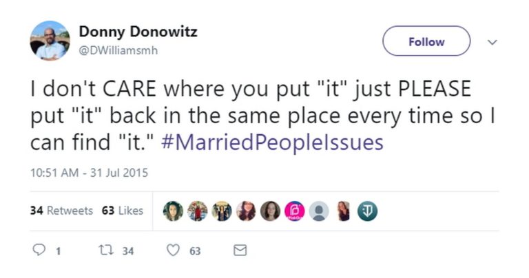 47 Best Marriage Tweets That Only Married People Will Understand