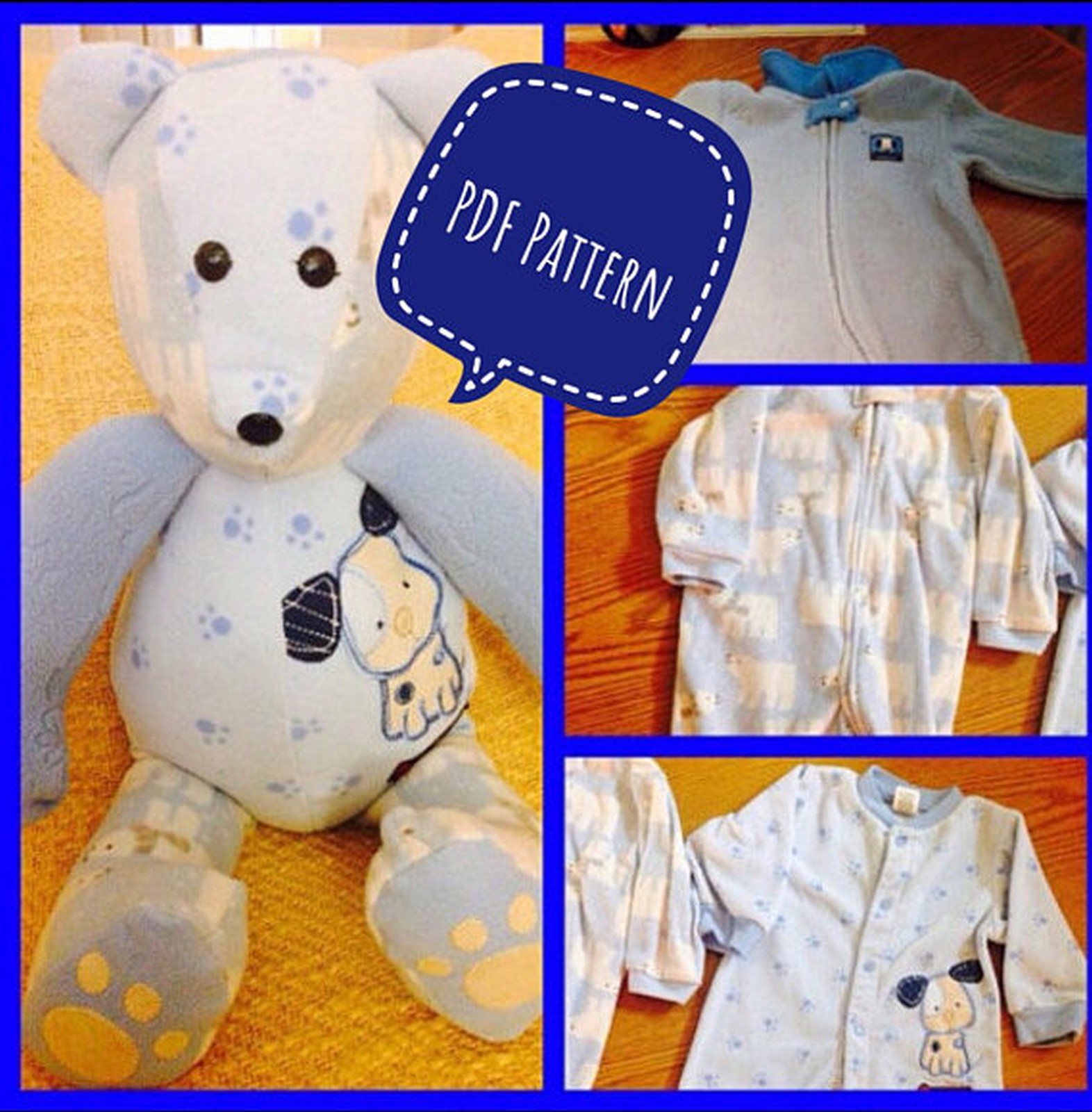 Adorable DIY Keepsake Memory Bears Made from Your Baby's Clothes