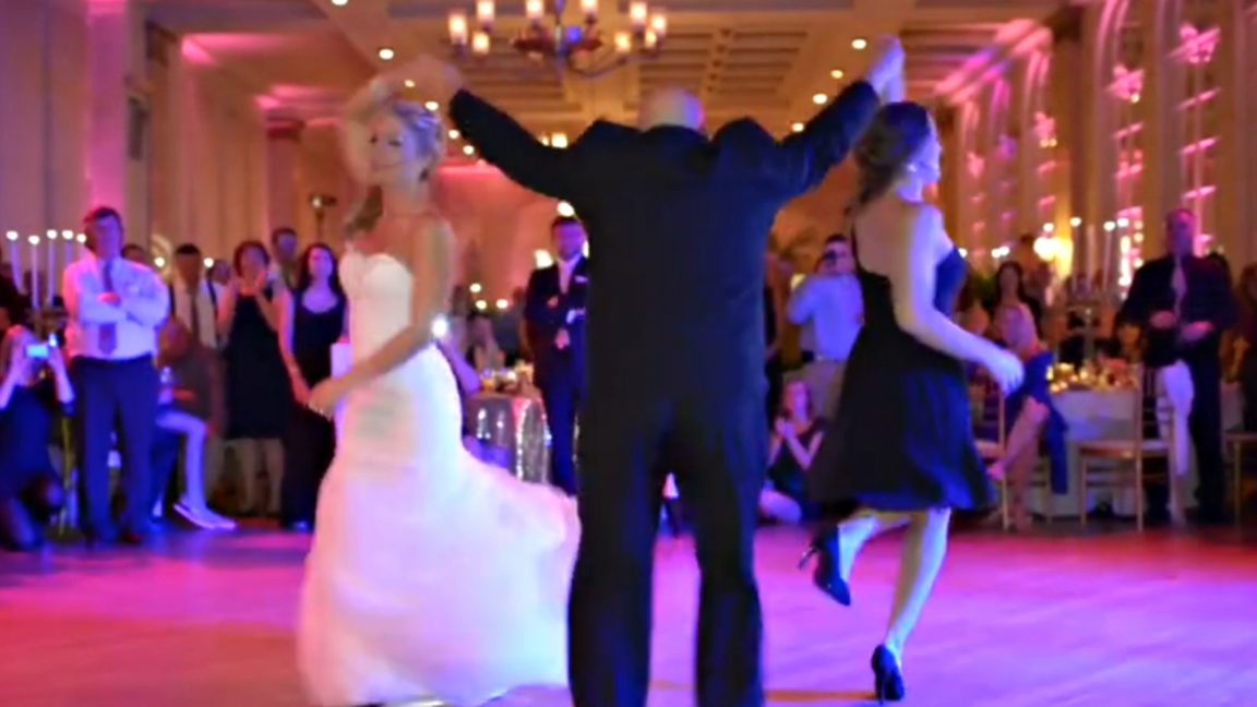 Wedding Guests Treated to an Epic Father-Daughter Dance Mashup