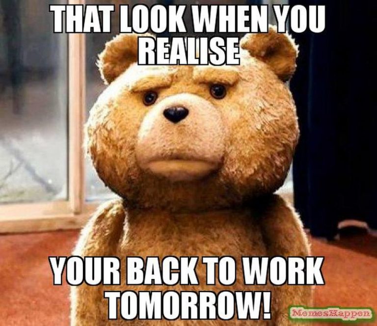 21 Funny Back to Work Memes Make That First Day Back Less Dreadful