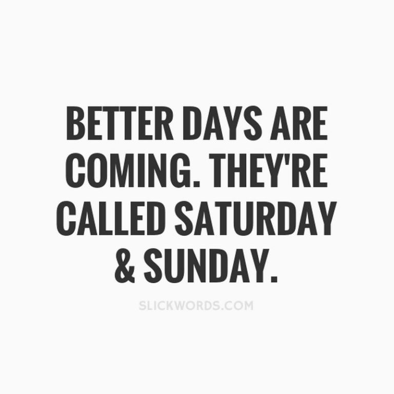 59 Funny Saturday Quotes, Images, and Sayings