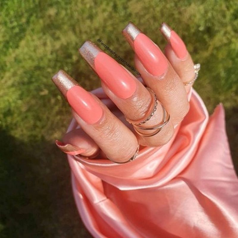 39 Long Nail Manicures to Express Your Personality with Nail Art Designs