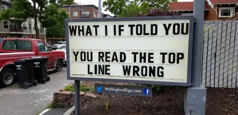 27 Wallingford Signs from Seattle Washington's Funniest Gas Station