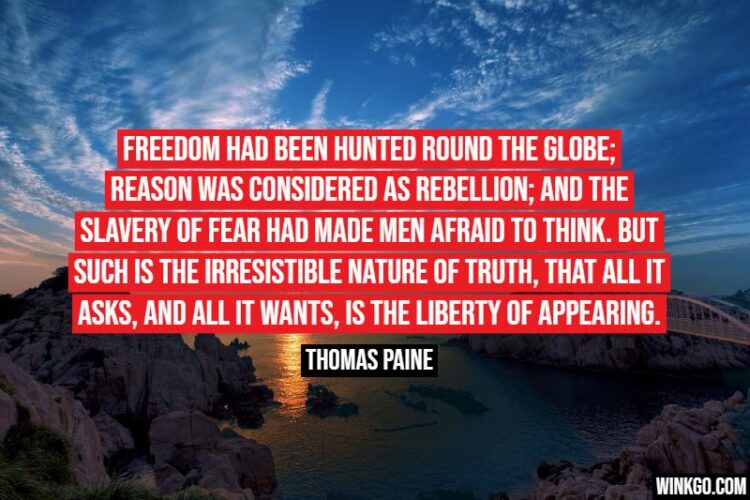 33 Famous Thomas Paine Quotes